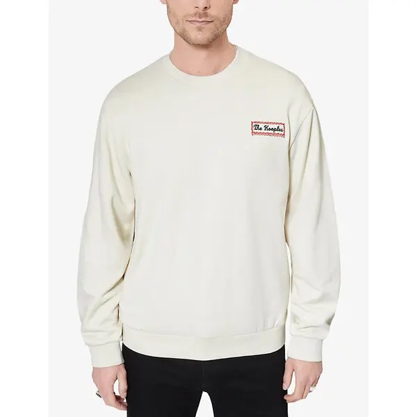 The Kooples Logo-print Cotton Sweatshirt