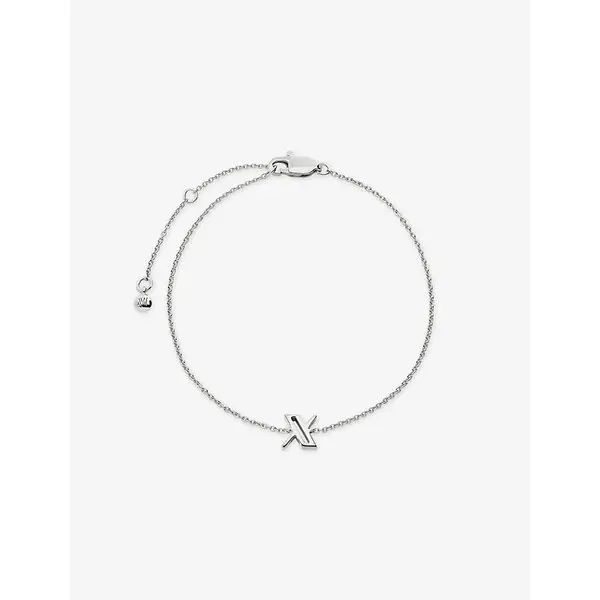Monica Vinader Sterling Initial 'x' Bracelet