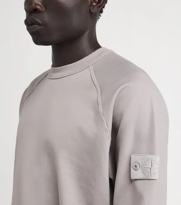 Stone Island Cotton-blend Crewneck Sweatshirt