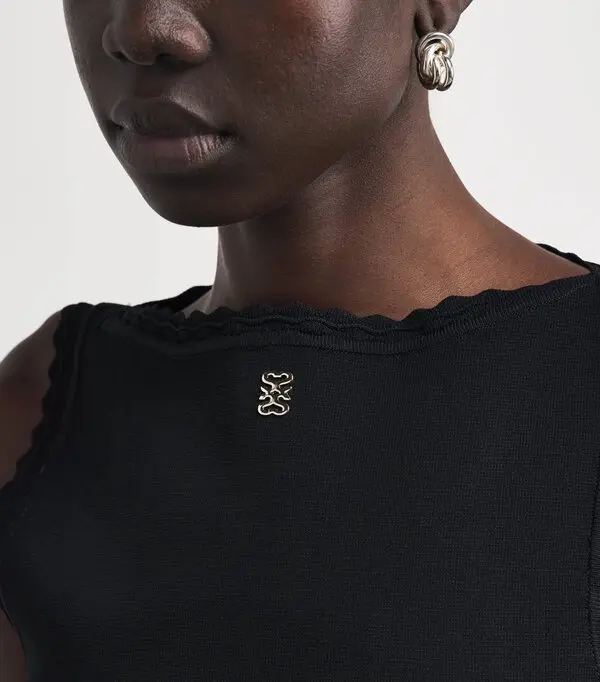 Sandro Boat-neck Mini Dress