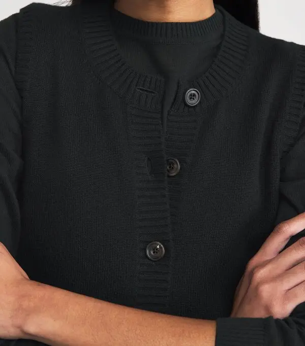 Harrods Cashmere And Cotton Sweater Vest