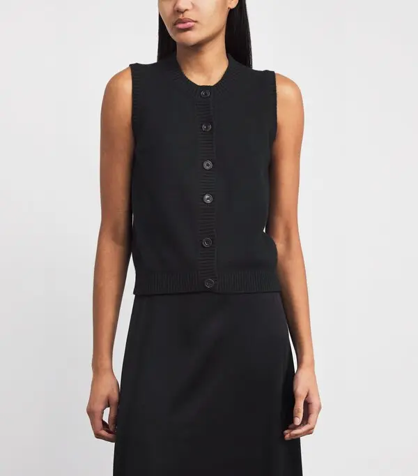 Harrods Cashmere And Cotton Sweater Vest