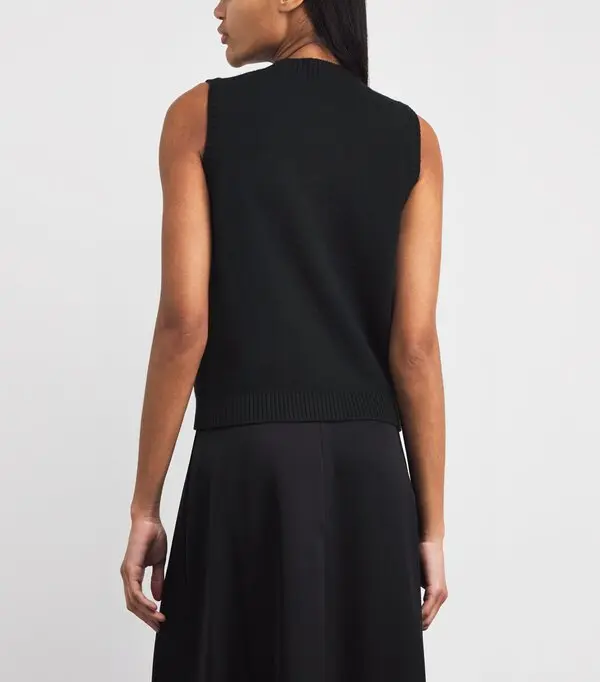Harrods Cashmere And Cotton Sweater Vest