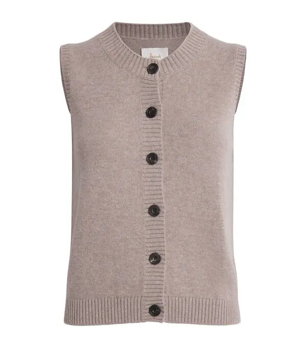 Harrods Cashmere-cotton Sweater Vest