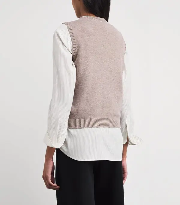 Harrods Cashmere-cotton Sweater Vest