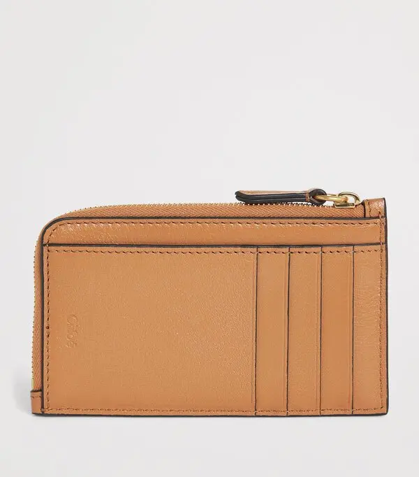Chloé Small Grained Leather Paddington Purse - Brown