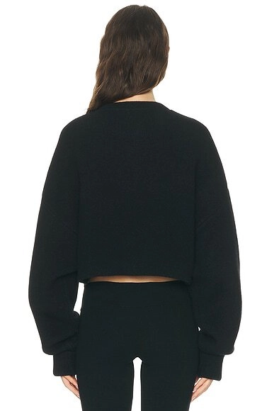 TOTEME Cropped Cardigan - Black
