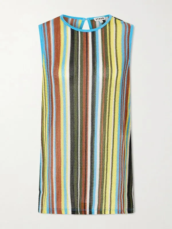 Staud Valley Striped Knitted Top - Multi