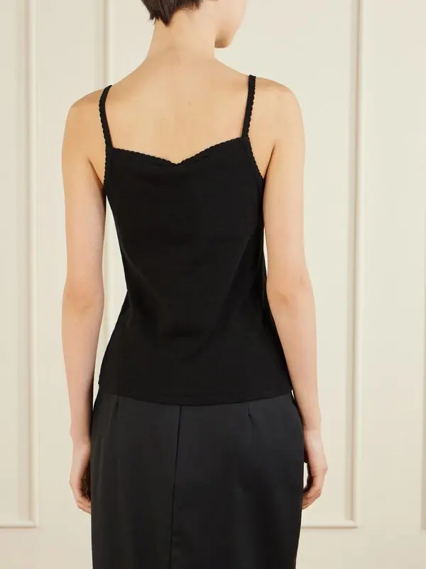 THE ROW Denzel Ribbed Cotton-jersey Tank