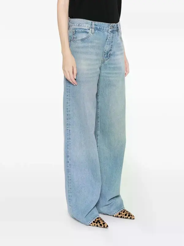 FRAME Off Duty Stroll Denim Straight Jeans