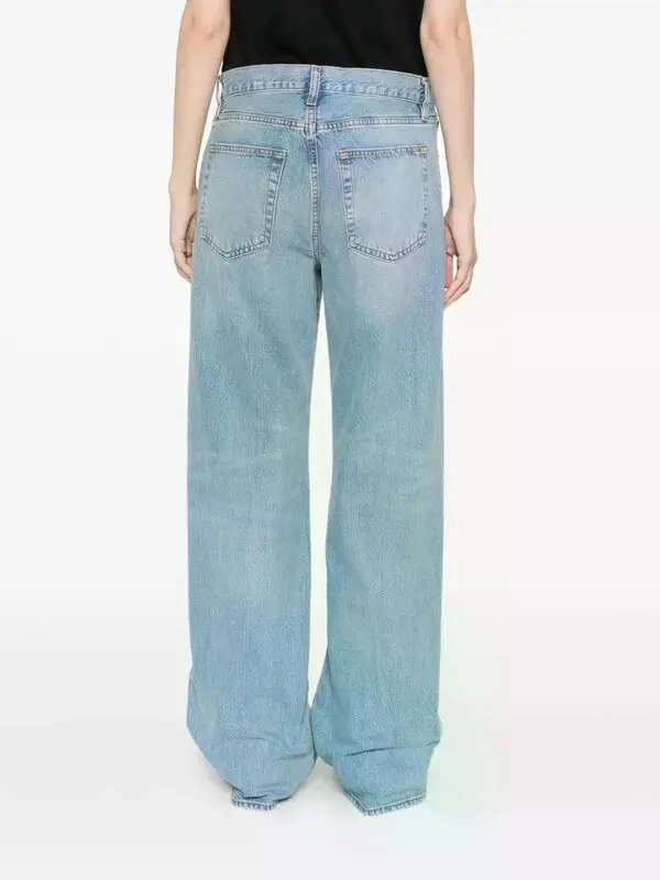 FRAME Off Duty Stroll Denim Straight Jeans