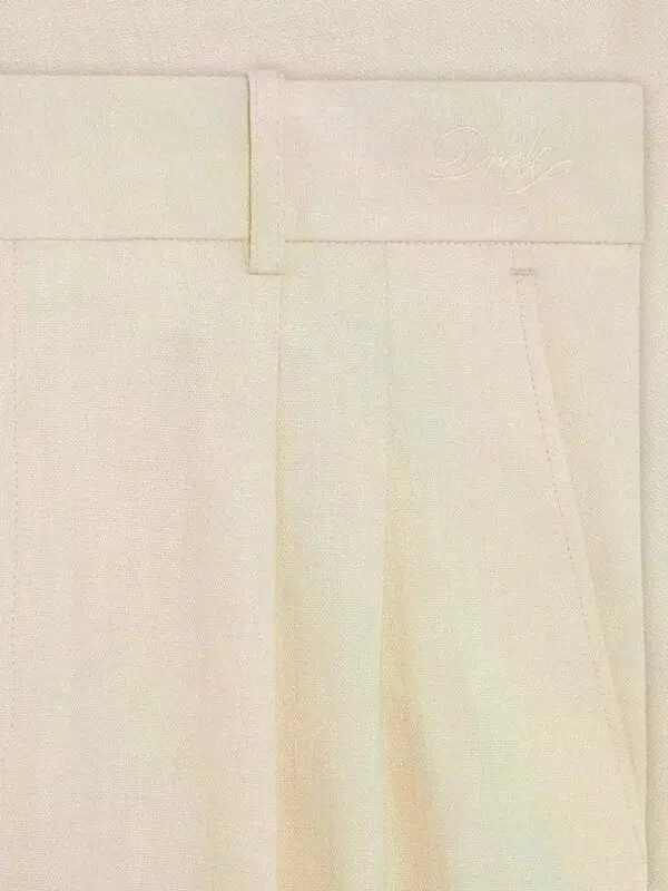 Drole De Monsieur Pleated Waistband Golf Trousers
