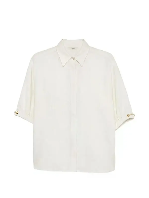 Herno Short-sleeve Shirt With Button Fastening - Neutrals