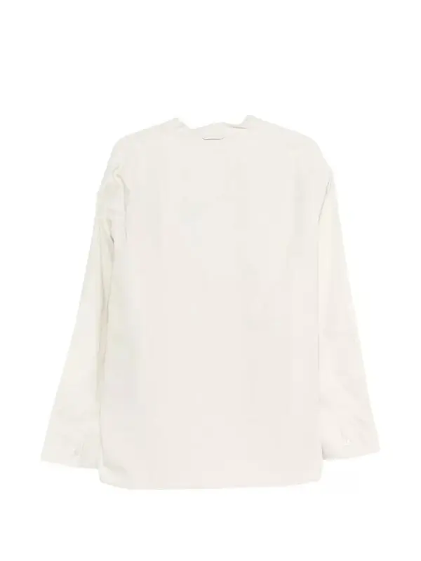 Studio Nicholson Long Sleeve Button Fastening Top - Neutrals