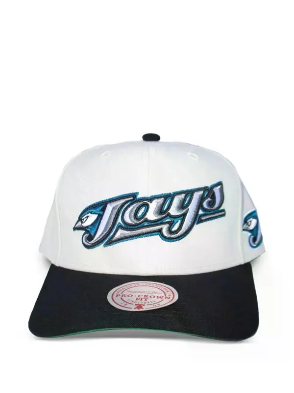Mitchell & Ness X Mlb Off Word Pro Baseball Cap - White