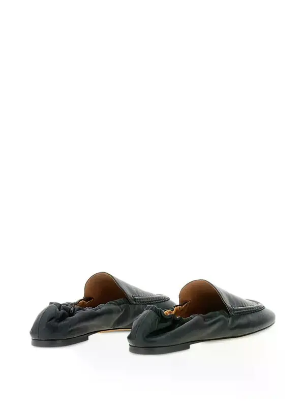 ODISSI Juno Gathered Loafers - Black