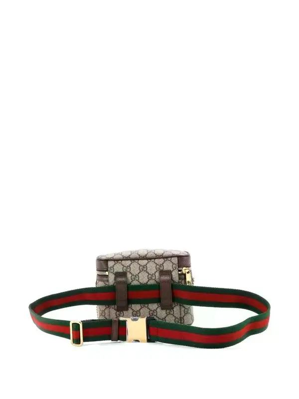Gucci Ophidia Chain Gg Coated Canvas Belt Bag