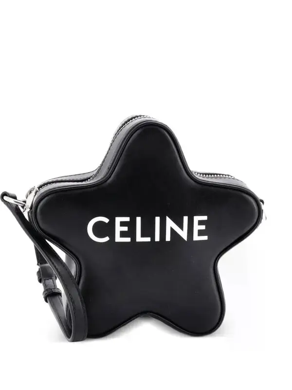 Celine Star Shaped Crossbody Bag - Black