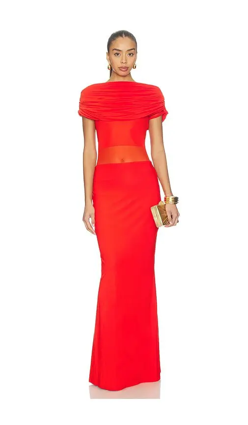 DEME BY GABRIELLA The Taylor Dress - Red