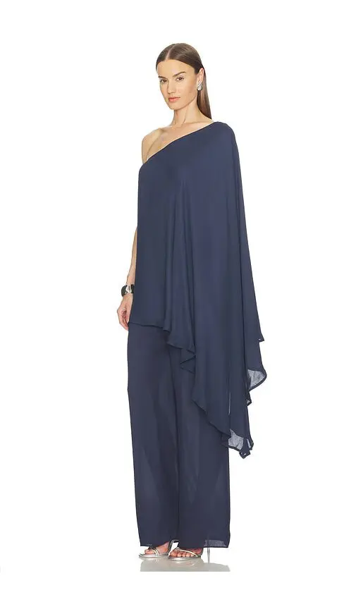 Cult Gaia Tajisha One Shoulder Top - Navy