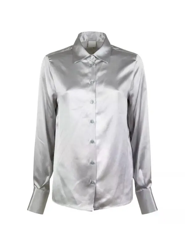 Eleventy Buttoned Shirt - Grey