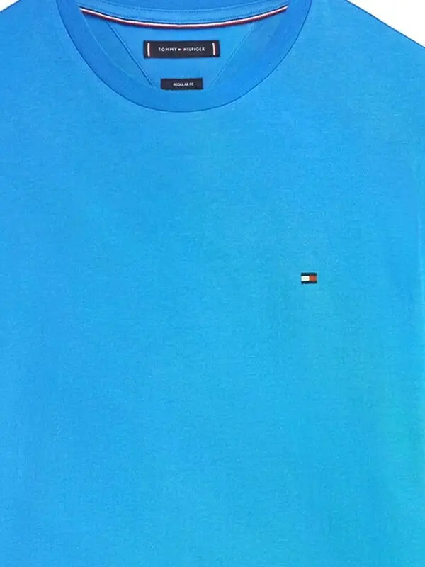 Tommy Hilfiger Logo-detail T-shirt - Blue