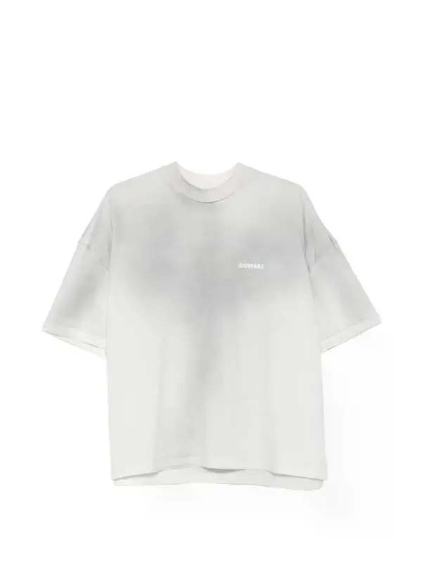 BONSAI Logo-print T-shirt - Grey