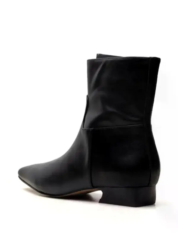 Free People Ankle Boots With Zip Fastening And Block Heel