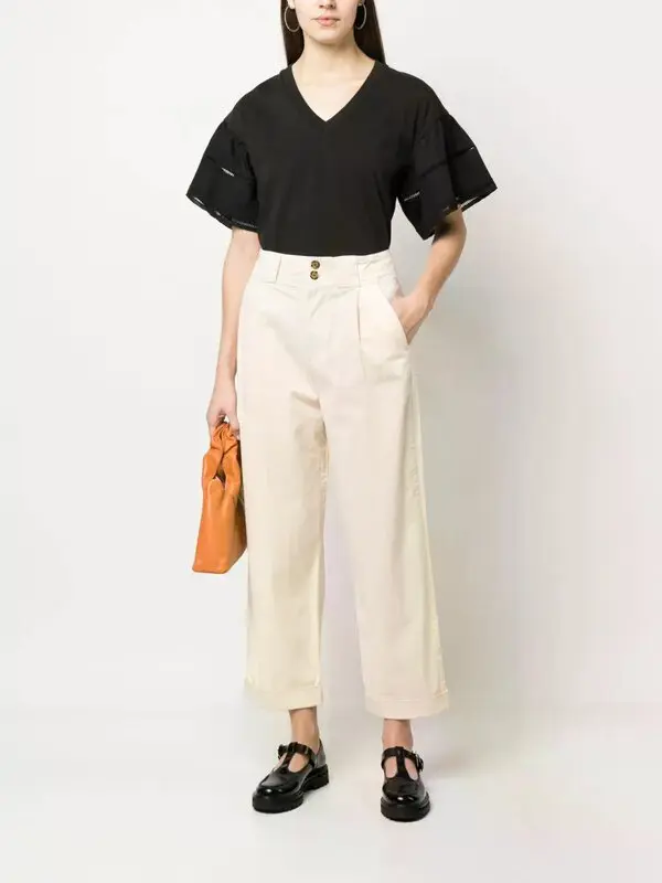 Woolrich High-waisted Tailored Trousers
