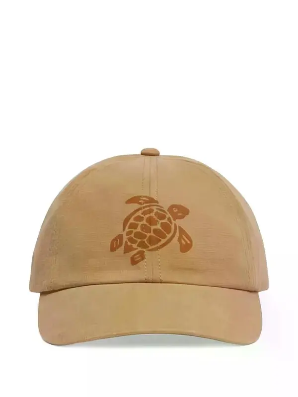Vilebrequin Baseball Cap With Turtle Motif - Neutrals