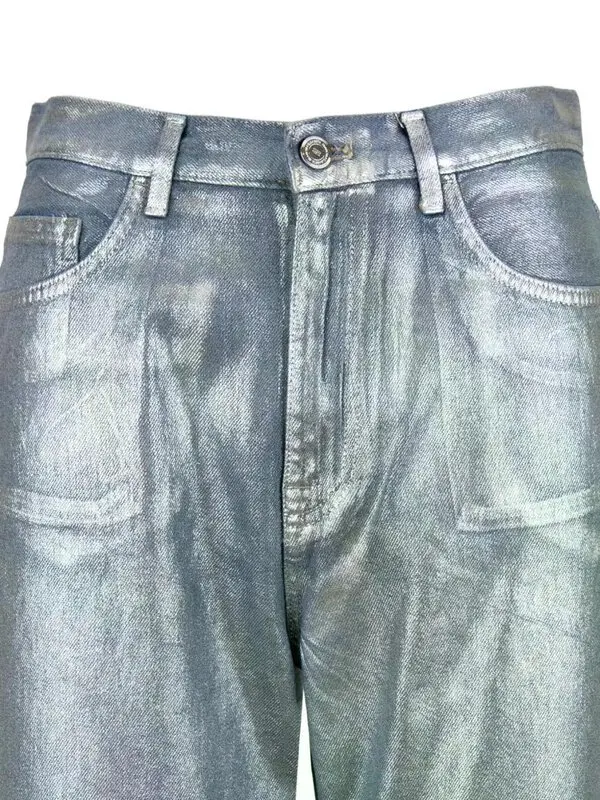Elisabetta Franchi Metallic Effect Trousers