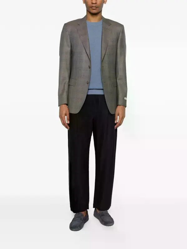 Canali Textured Knit Crew Neck T-shirt
