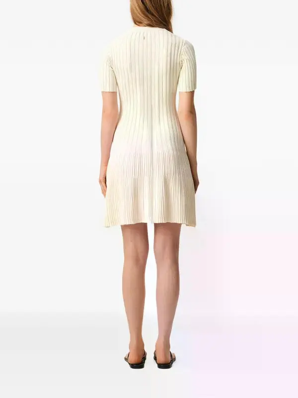 AMI Paris Knit Mini Godet Dress