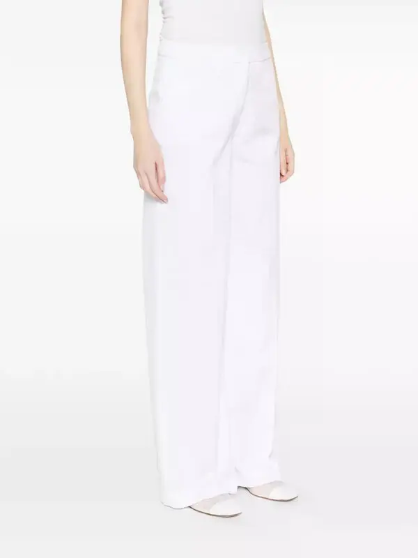VIA MASINI 80 Pressed Crease Palazzo Pants