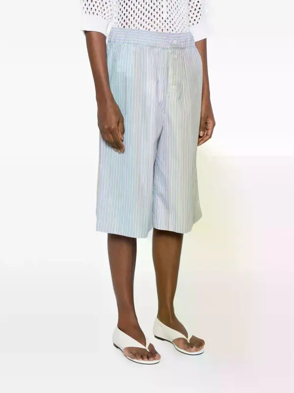 BELLEROSE Striped Button-up Shorts