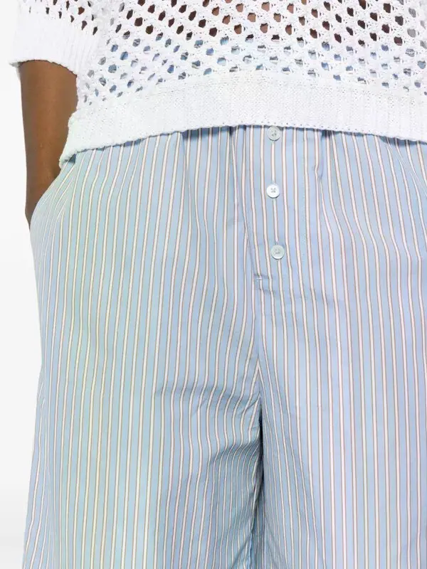BELLEROSE Striped Button-up Shorts