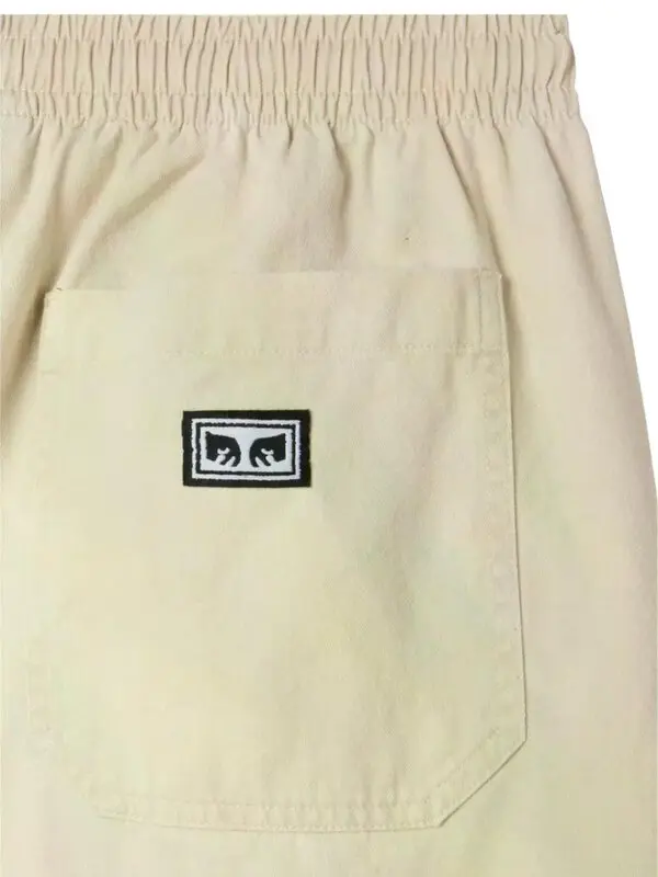 Obey Theo Logo-patch Shorts