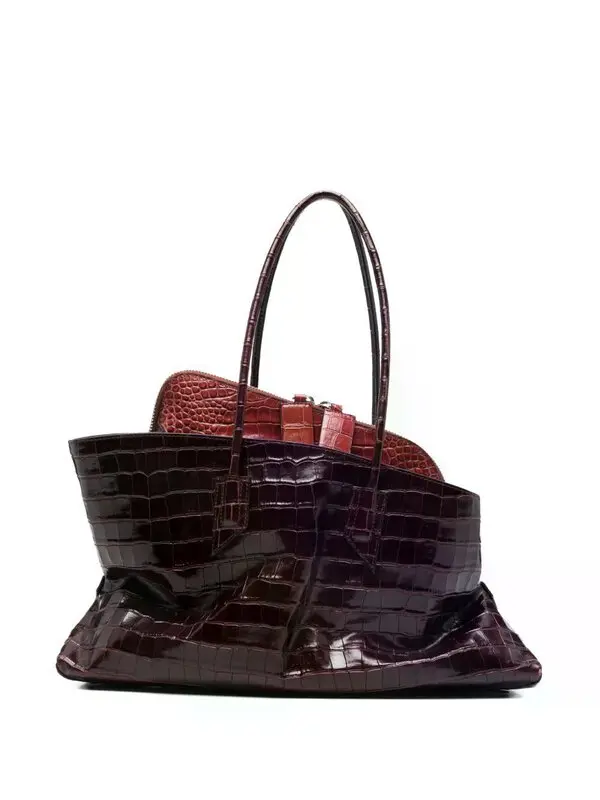 Attico La Passeggiata Medium Tote Bag - Red