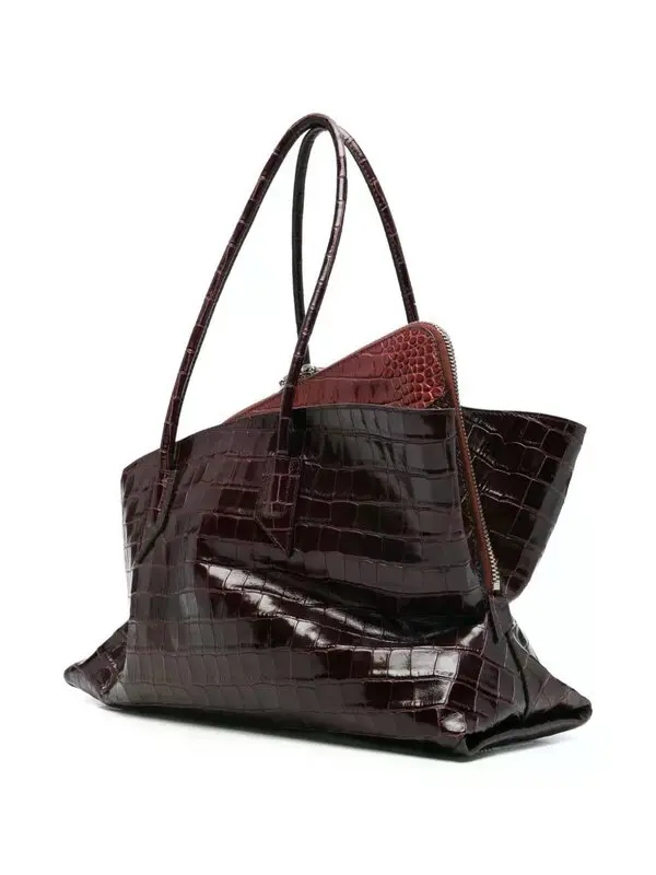 Attico La Passeggiata Medium Tote Bag - Red