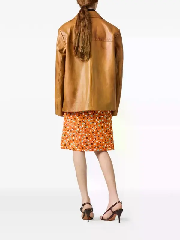 Miu Miu Pocket Single-breasted Coat