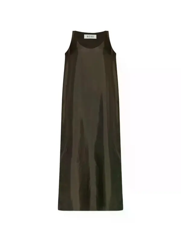 RÓHE Sleeveless Silk Dress - Green