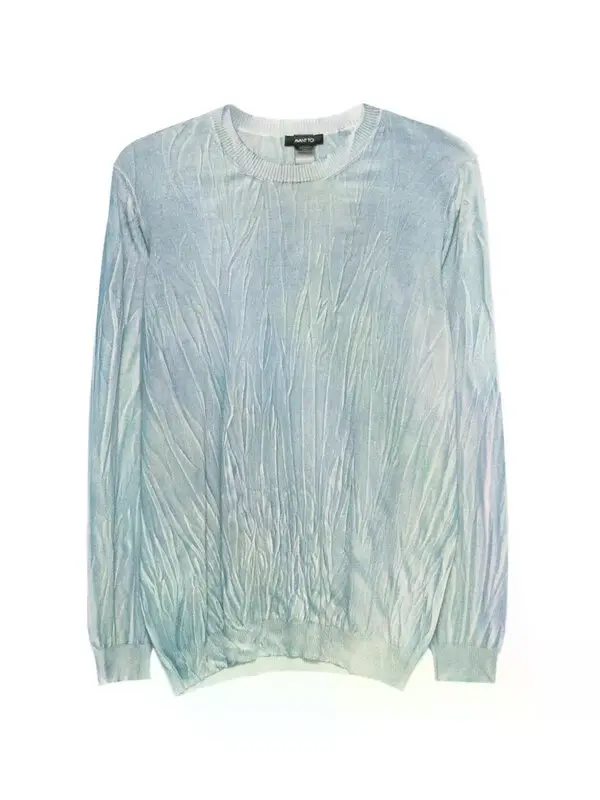 Avant Toi Textured Knitwear - Blue