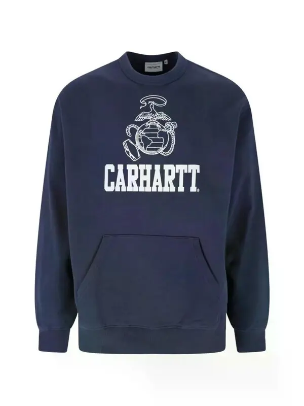Carhartt Work In Progress Graphic Print Sweatshirt - Blue