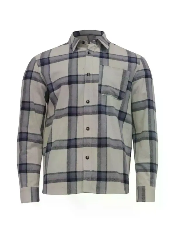 A.p.c. Multicoloured Check-print Long Sleeve Shirt