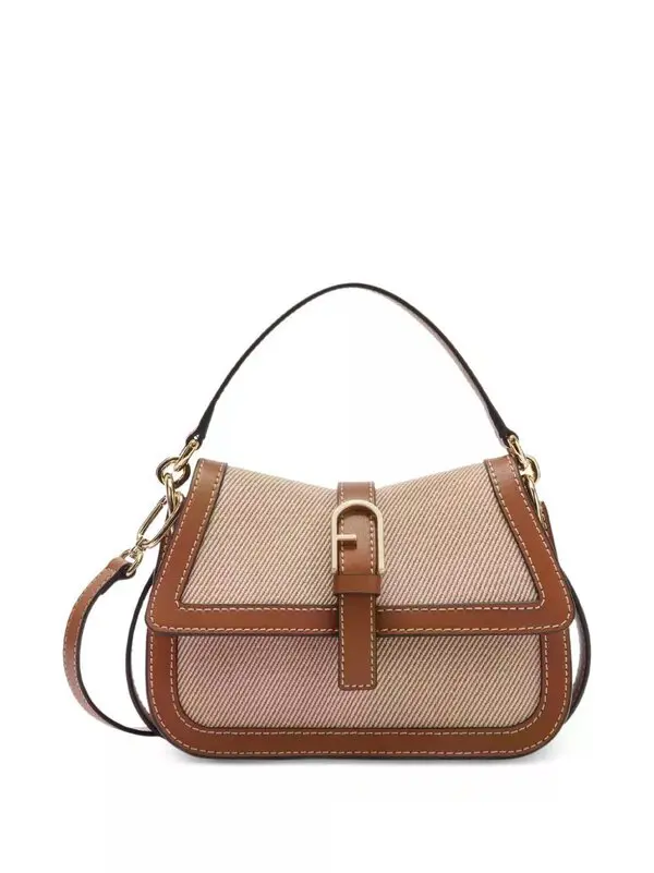 Furla Mini Flow Top Handle Tote Bag - Neutrals