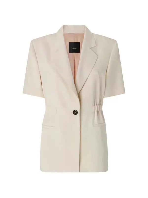 Pinko Assago Short-sleeved Blazer - Neutrals