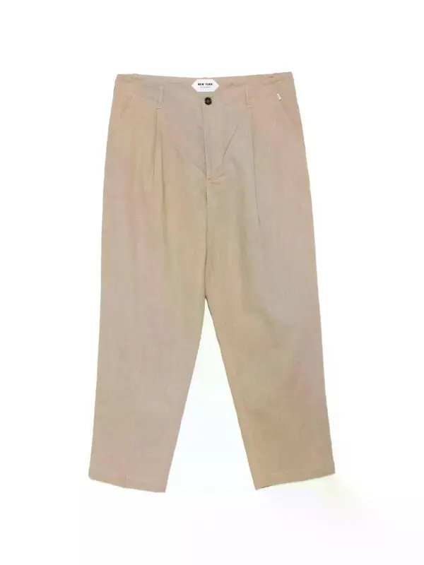 NEW YORK RESIDENT Andrew Pleated Trousers - Neutrals