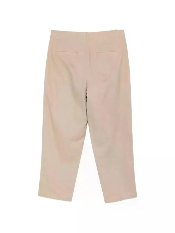 NEW YORK RESIDENT Andrew Pleated Trousers - Neutrals