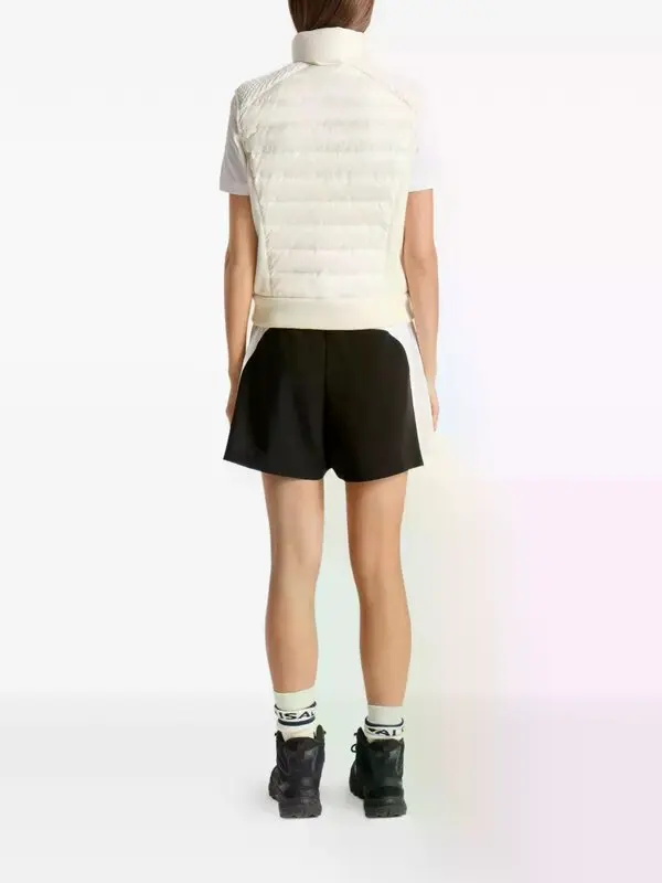 Fusalp Quilted Gilet With Smocked Detail - Neutrals