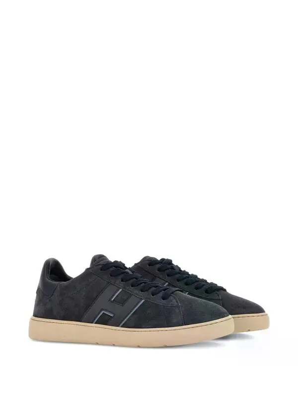 Hogan H" Logo Lace-up Sneakers - Blue